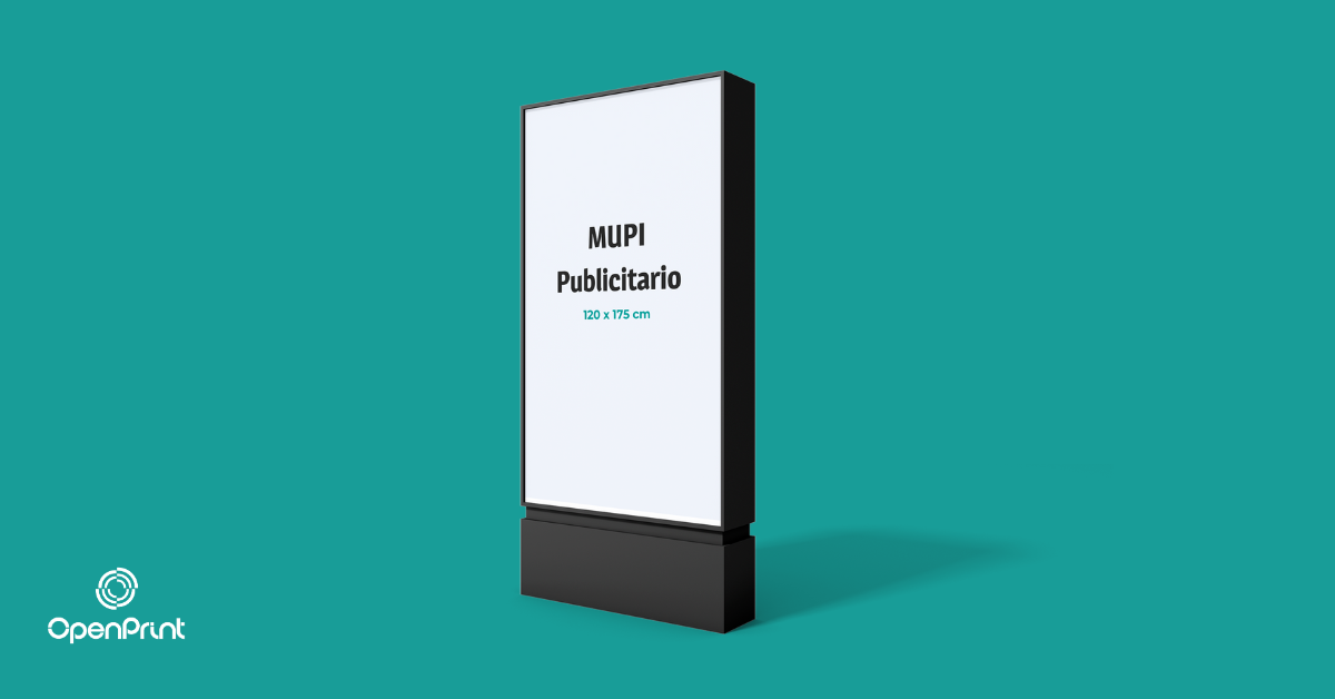¿Cuál es el tamaño de un MUPI publicitario?